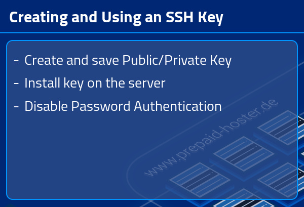 Create and Use SSH Key - Prepaid-Hoster FAQ
