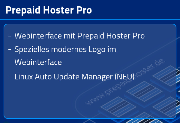Was ist Prepaid Hoster Pro? - Prepaid-Hoster FAQ