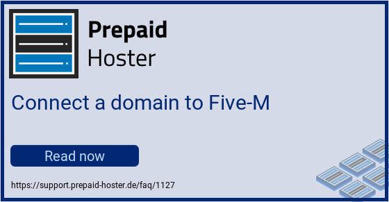 Connect a domain to Five-M - Prepaid-Hoster FAQ