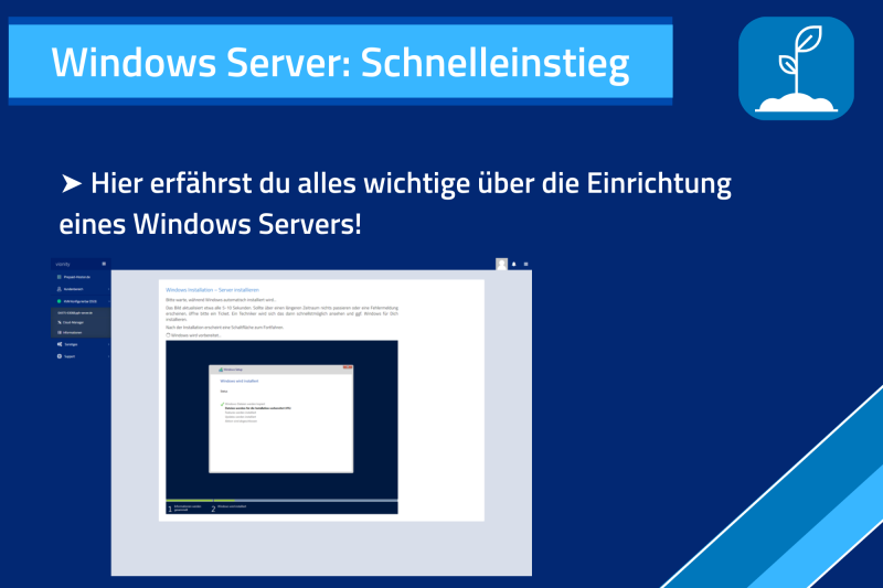 Windows Server Schnelleinstieg Prepaid Hoster Faq